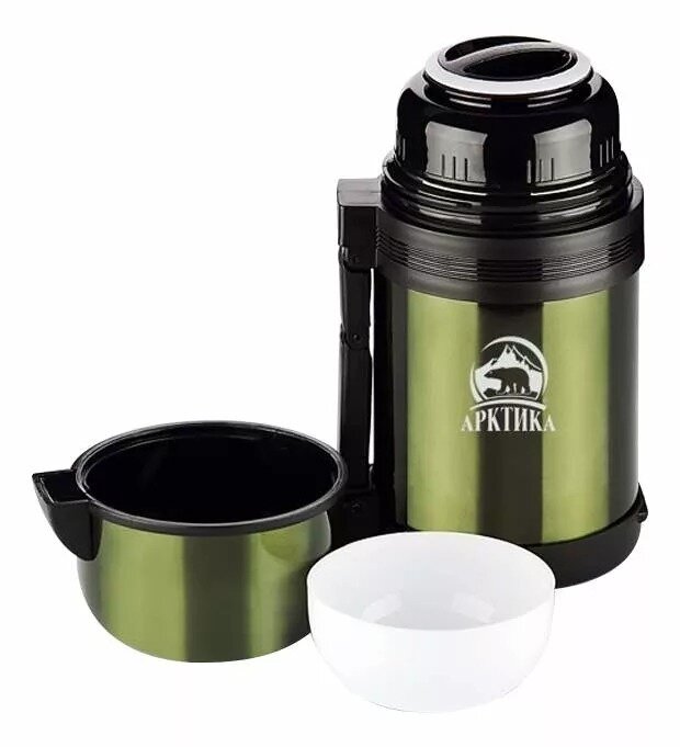 Термос Арктика (вакуумный, бытовой, универсальыный) 202-1000 (болотный), 1000 мл