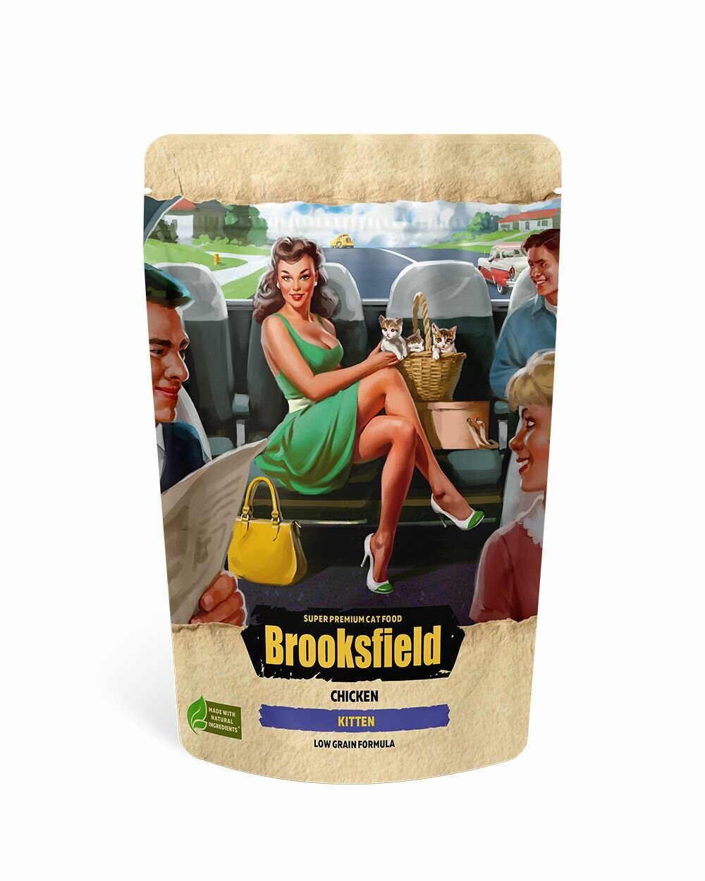 Корм для котят сухой, низкозерновой BROOKSFIELD (Бруксфилд) Курица, 400 г