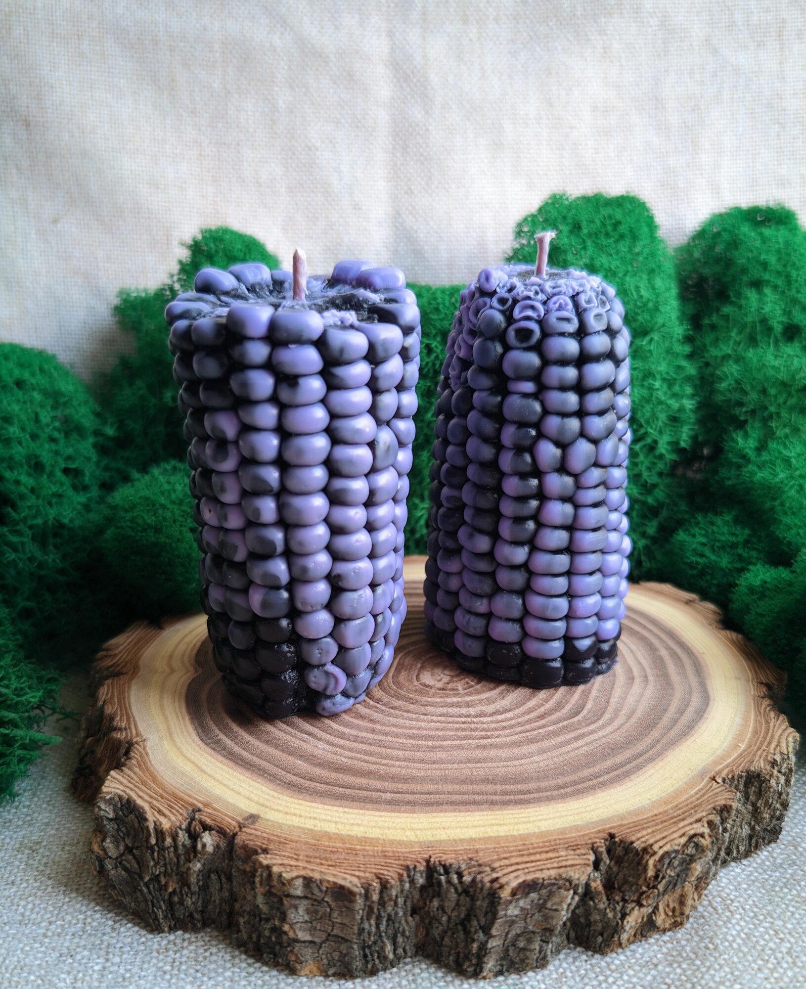 Набор декоративных свечей "Кукуруза"