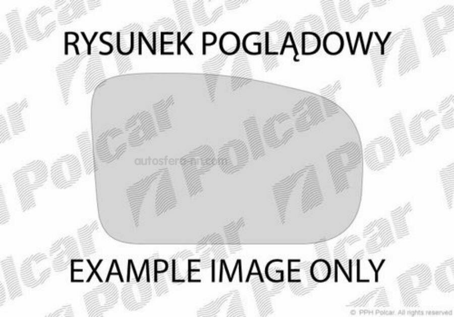 POLCAR 382554E зеркало левое! электр. с подогр. повторит. поворотов\ Honda Civic 5 door 06>