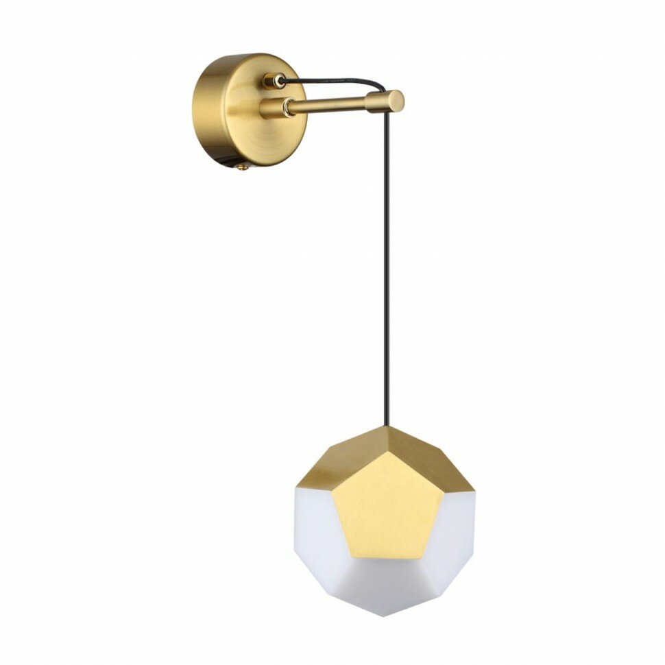 Odeon Light 4305/7WL HIGHTECH ODL22 213 золото Настенный светильник LED 7W 420Лм IP20 BINGO