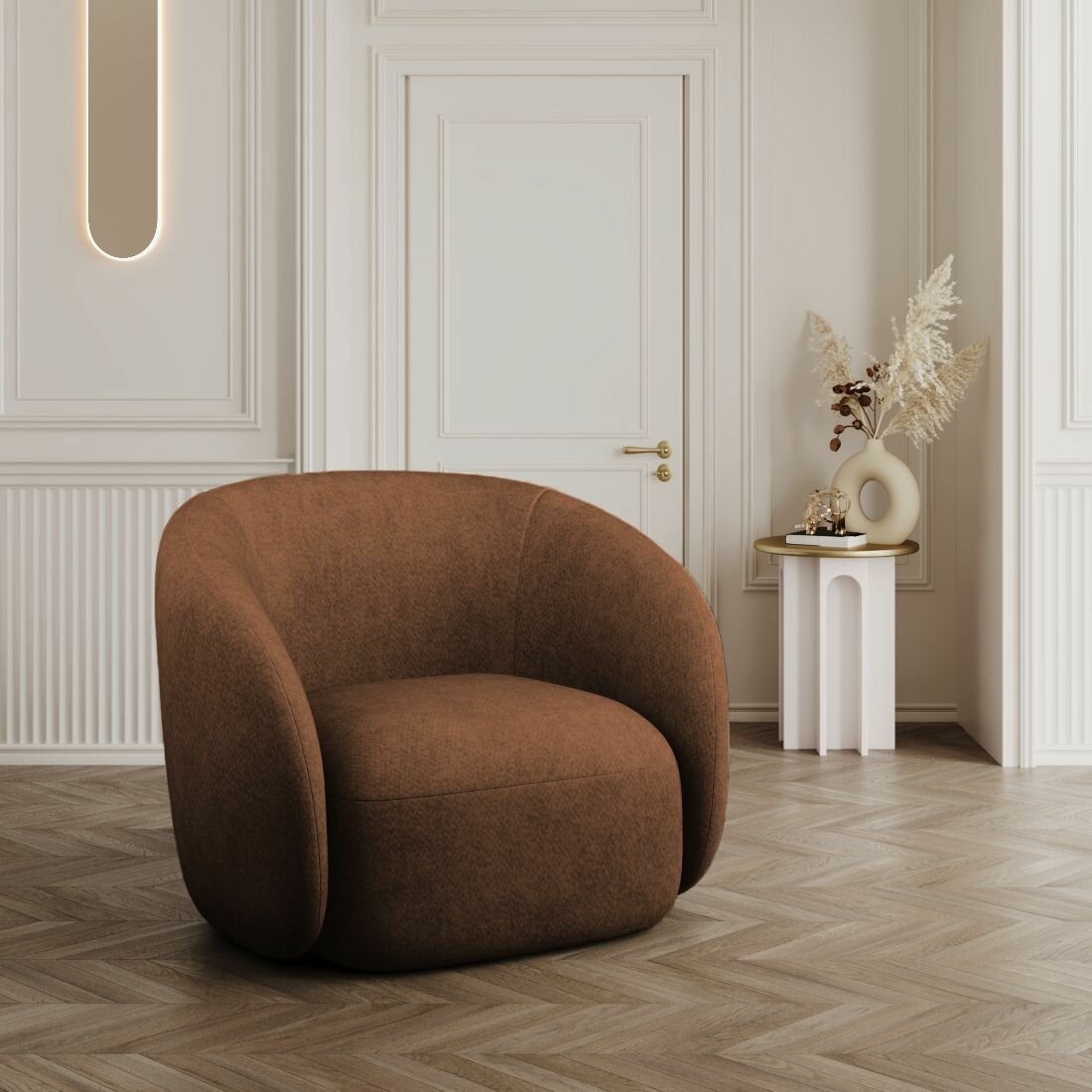 Кресло ZAFFIRO премиум дизайн, велюр