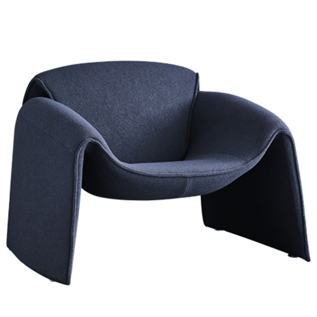 Дизайнерское М-образное кресло LE CLUB (фиолетовый)