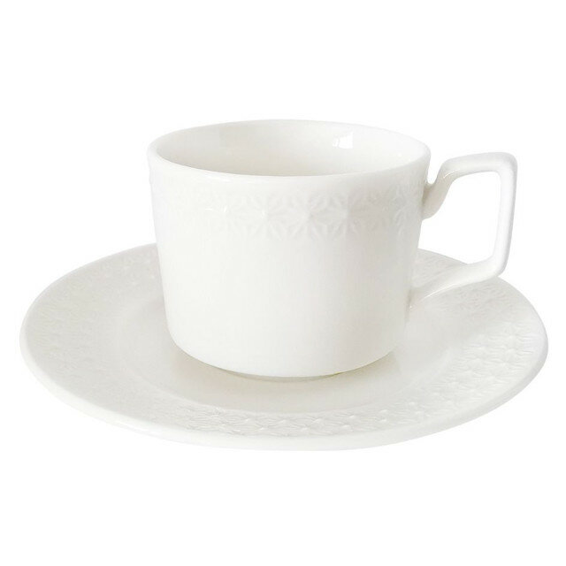 Чашка с блюдцем KORALL "Снежная королева" без отводки 220 мл, фарфор