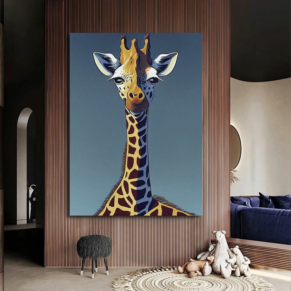 Картина жираф, картина с животными, 20х30 см.
