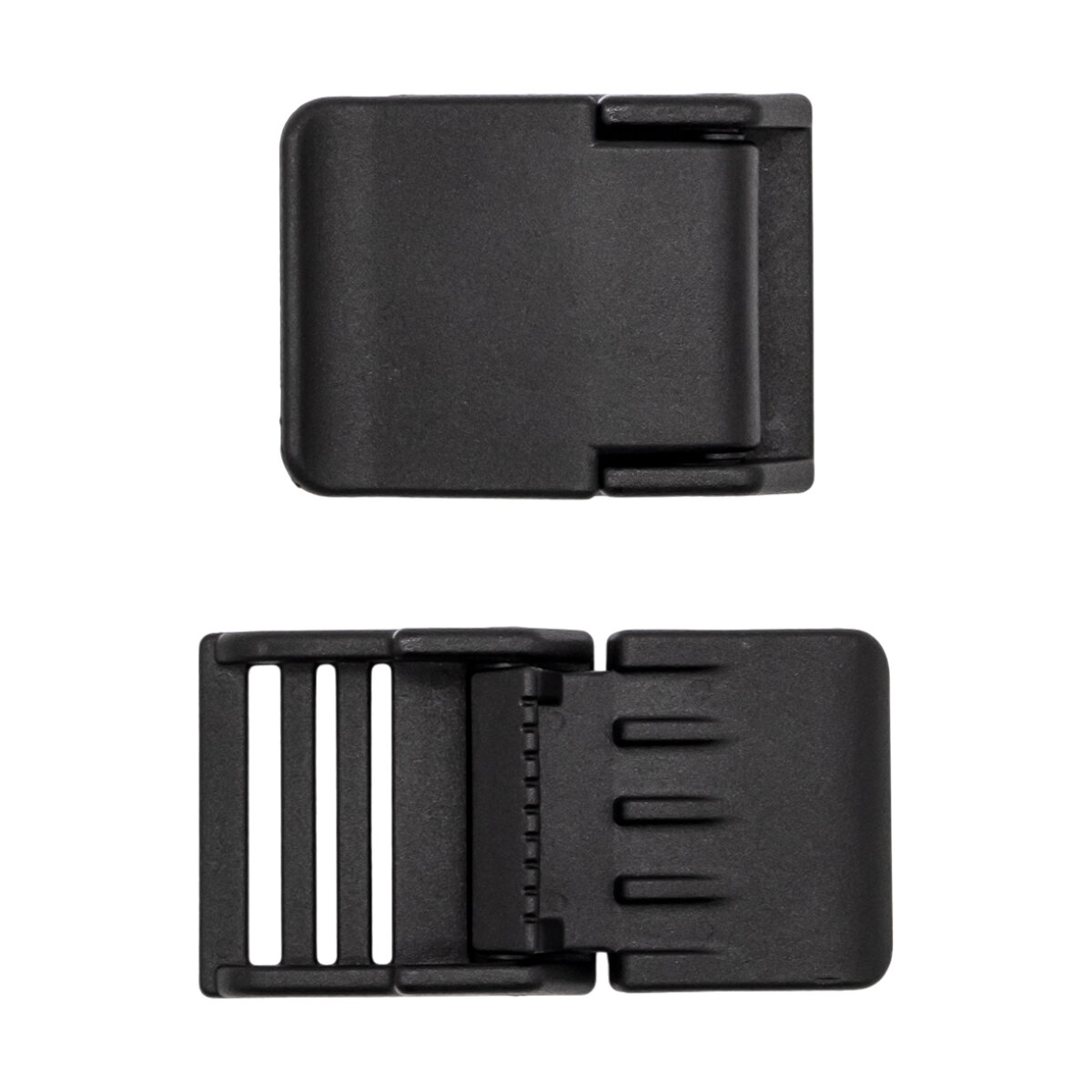 Пряжка для ремня 'Стропа' 32 мм (40*53 мм), BIG, 62306, пластик (черный), 10 шт