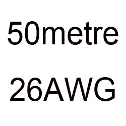 Гибкий медный провод 26AWG, 50 metre, черный
