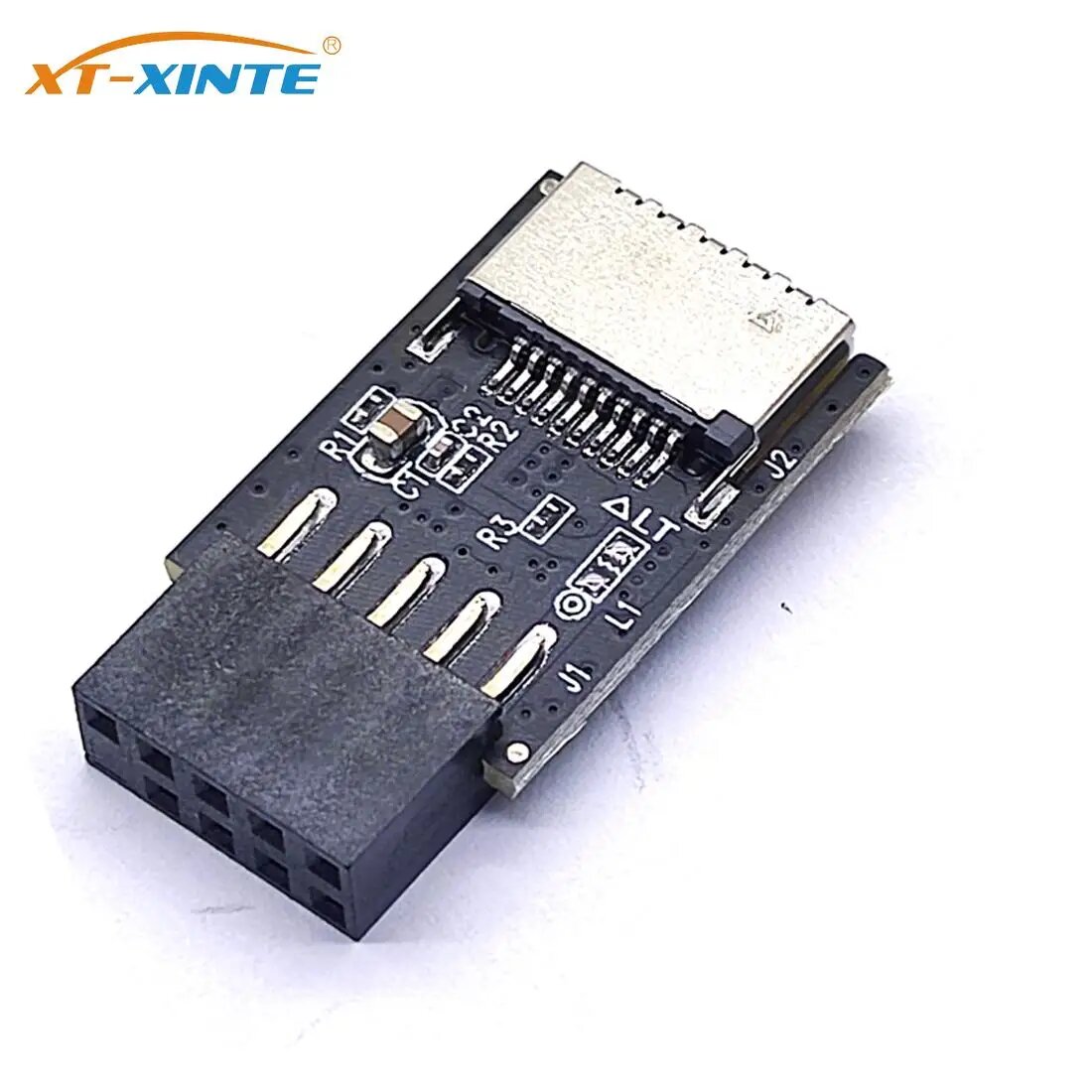 USB 2.0 переходник XT-XINTE, Цвет: Type B Right — фото 1