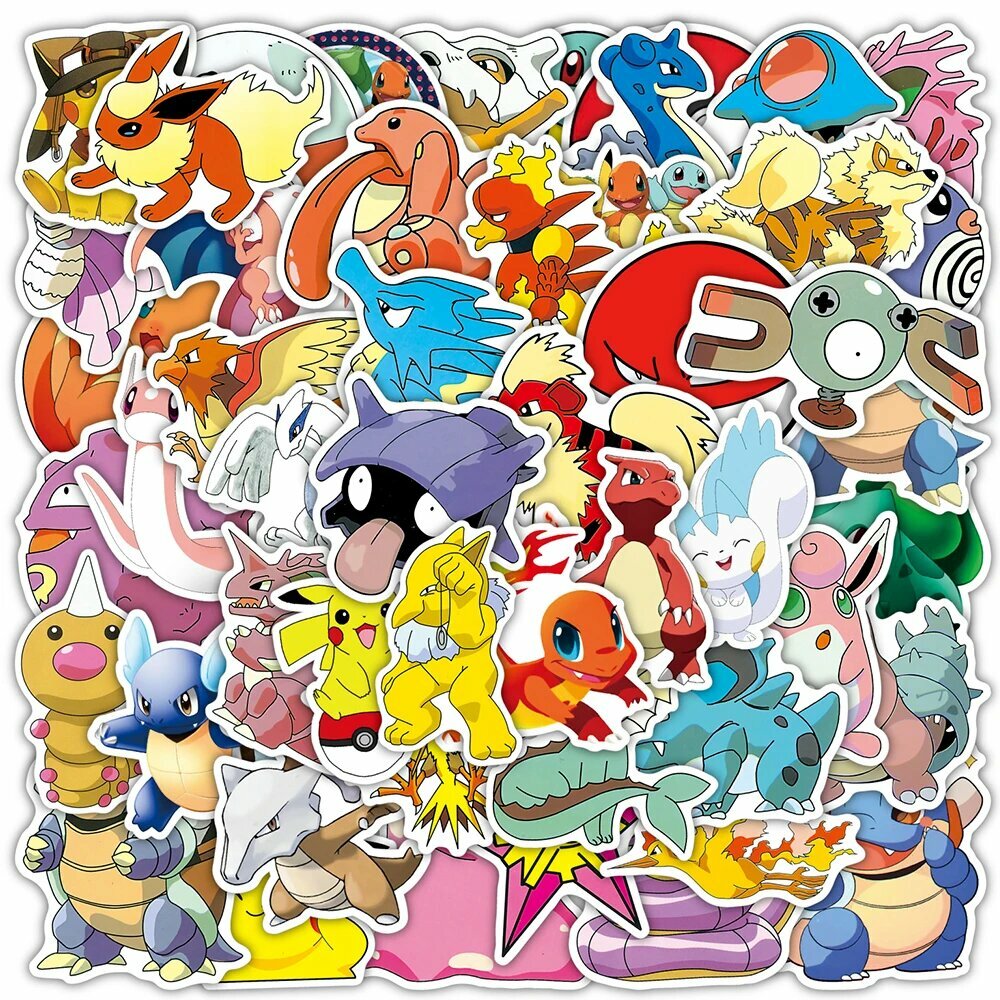 Набор наклеек Pokemon Bandai