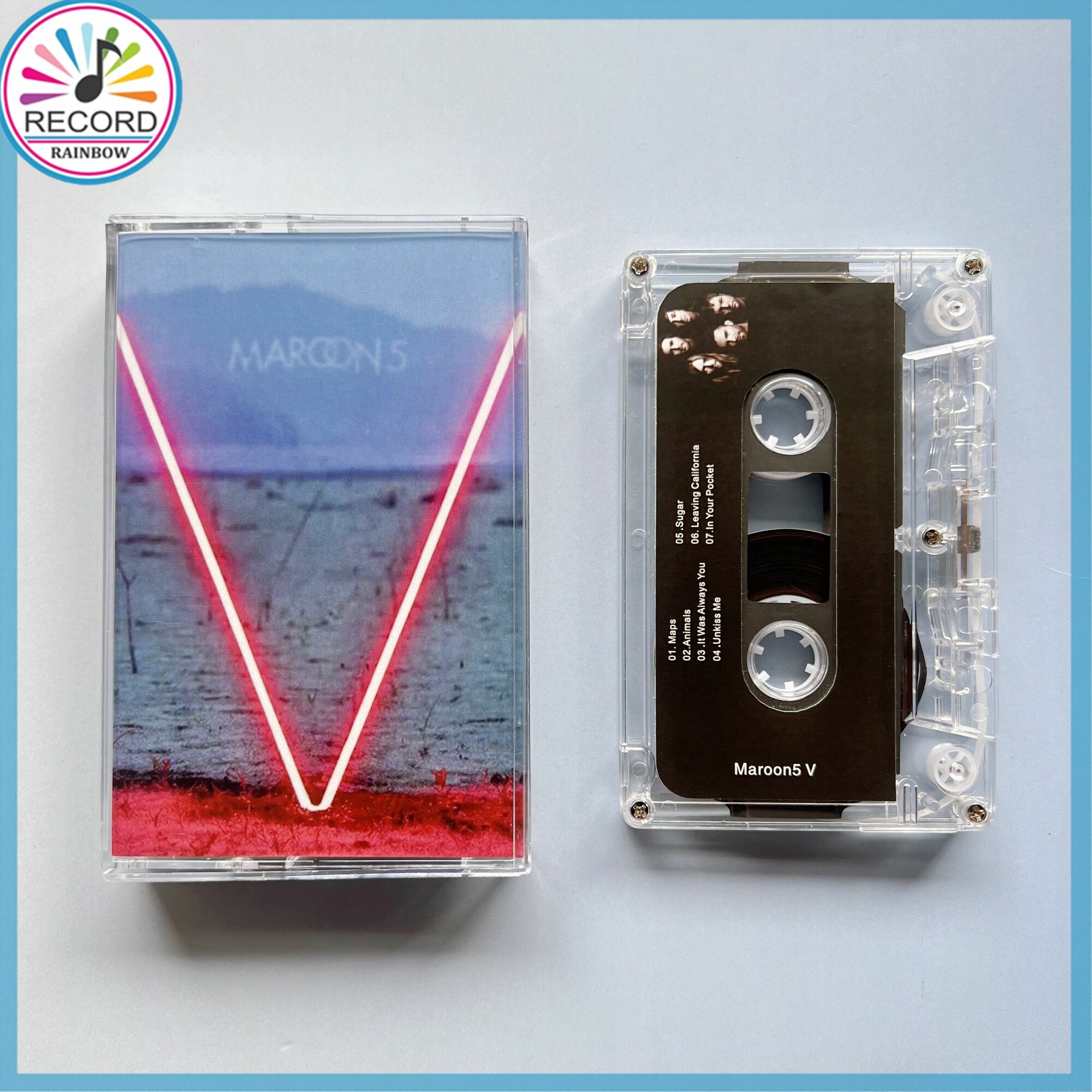 Maroon 5 V кассета Совершенно новый Запечатанный аудиокассета музыкальная кассета