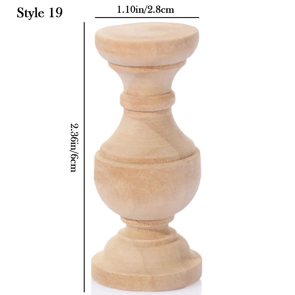 Резные ножки из массива дерева в европейском стиле для мебели, подставки для шкафа, винтажные аксессуары для украшения дома