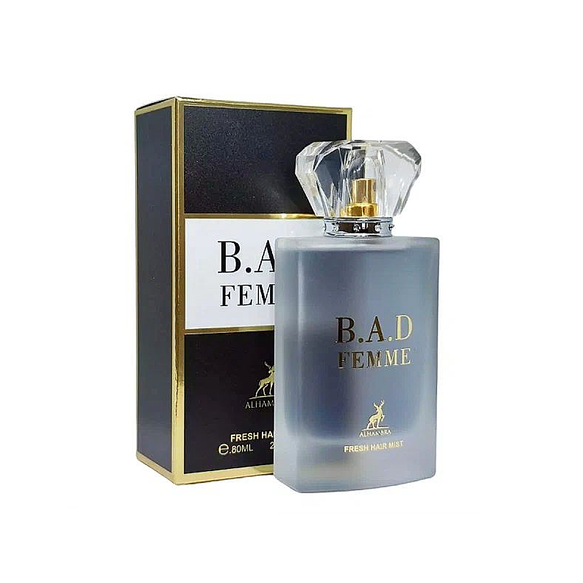 Дымка ( мист, вуаль для волос ) спрей Bad Femme/ Бэд Фэм Fresh Hair Mist , Lattafa, 80 мл.