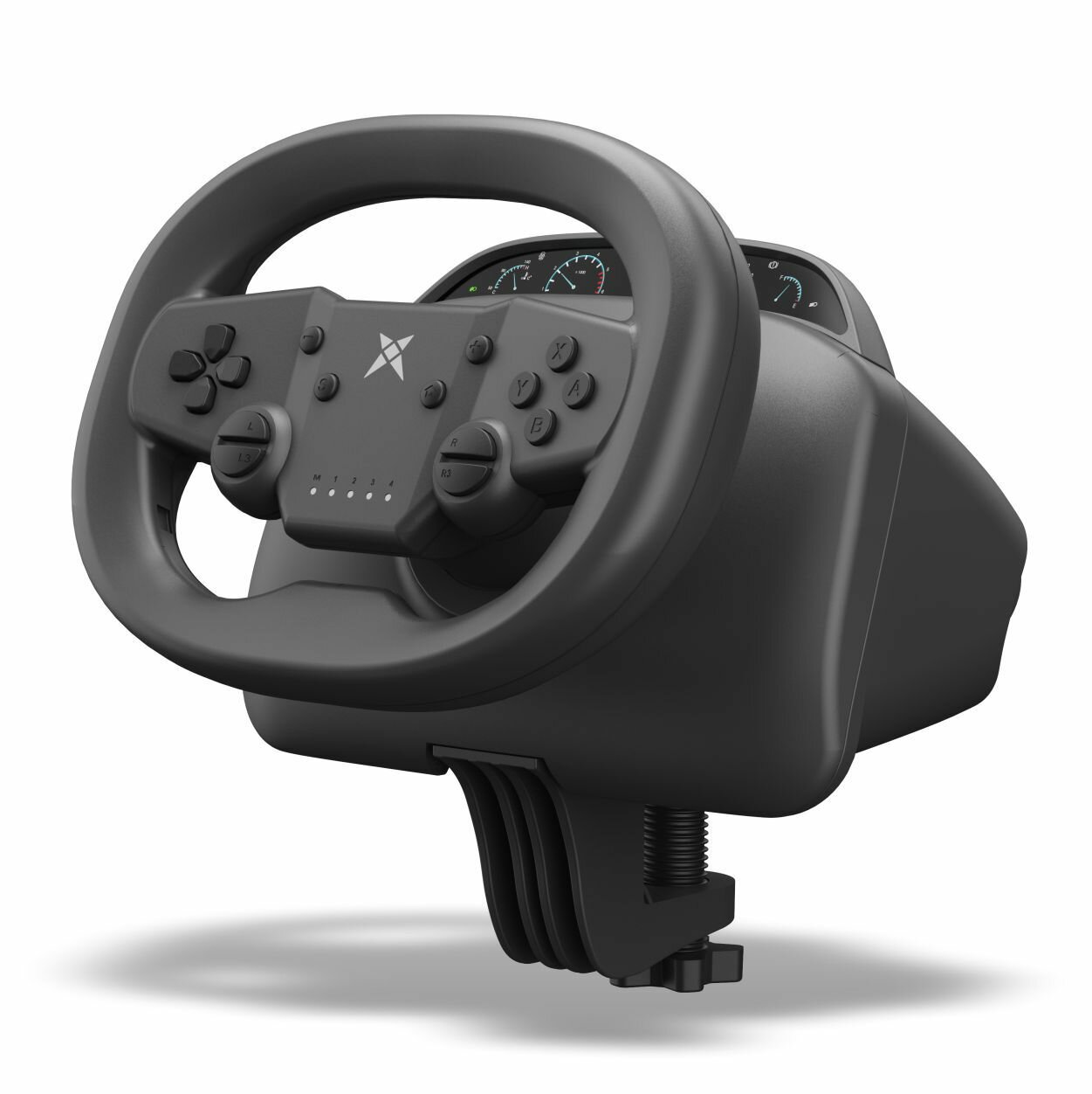 Беспроводной гоночный руль – совместим с Switch, PS4, ПК и мобильными устройствами