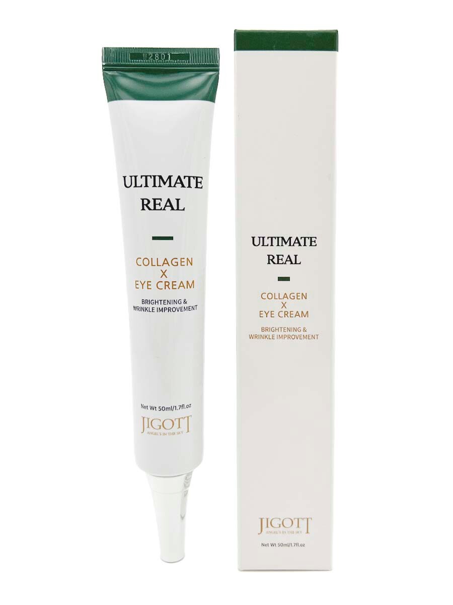 Jigott Крем для кожи вокруг глаз с коллагеном Ultimate Real Collagen Eye Cream, 50 мл