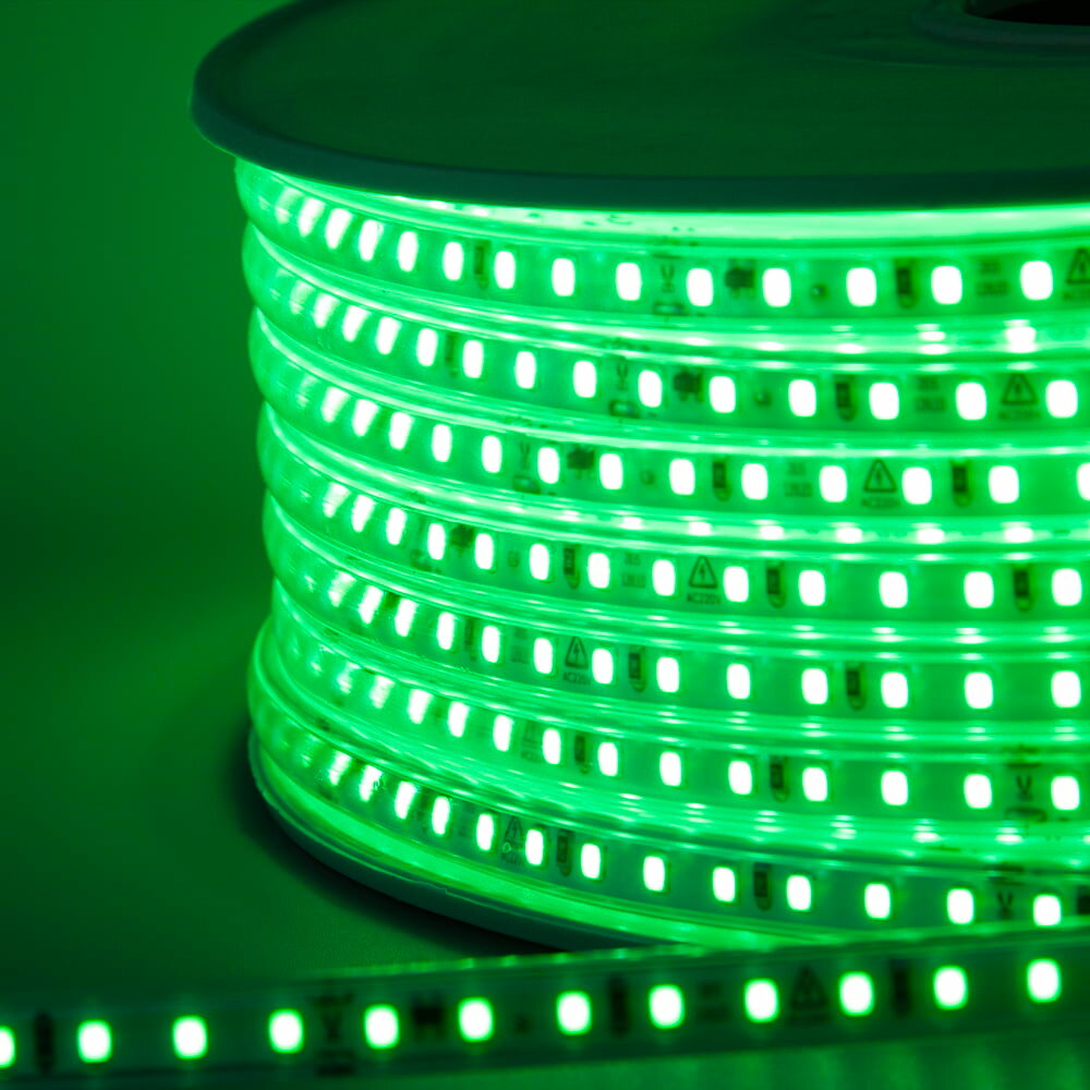 Светодиодная лента ShopLEDs Светодиодная лента SL SMD 2835, 120 Led/m, IP67, АС220V, NEW (зеленый), 10м