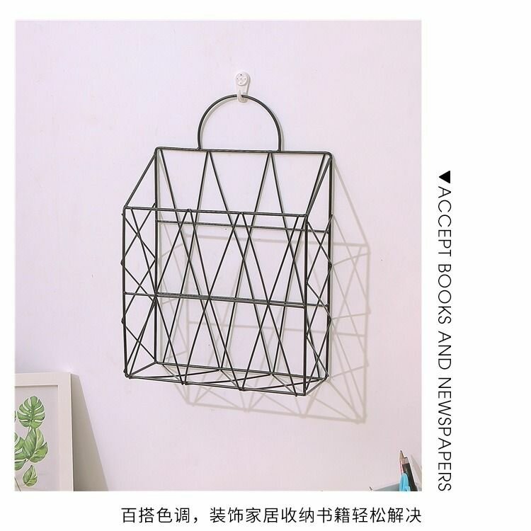 Газетница настенная, корзина для хранения Черный 1