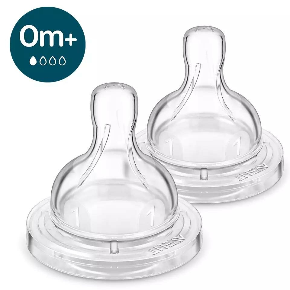 Соски для бутылочки Philips Avent "Anti-colic", с рождения, 2 шт