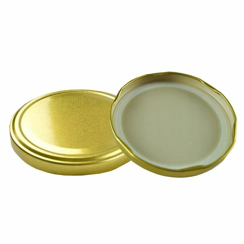 Крышки для консервирования Елабужские крышки винтовые, диаметр 82 мм ТО, золото, 20 шт