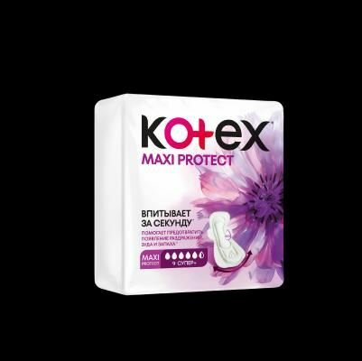 Прокладки Kotex с экстрактом целебных трав, Макси Супер, 9 шт