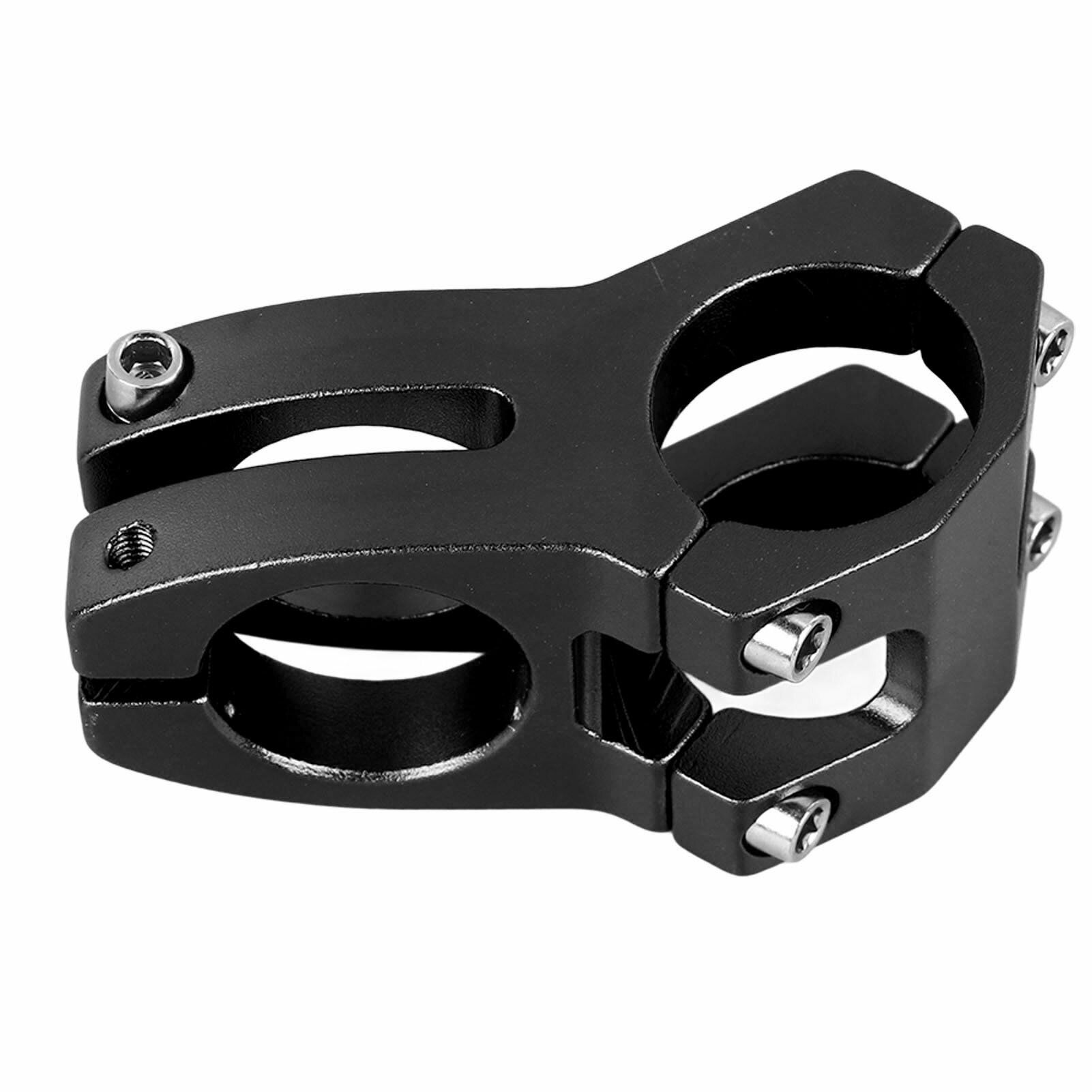 Вынос велосипеда 31,8 мм, короткий вынос руля для горного велосипеда, для большинства велосипедов, шоссейных велосипедов, BMX Fixie Gear, велосипедный алюминиевый сплав, черный