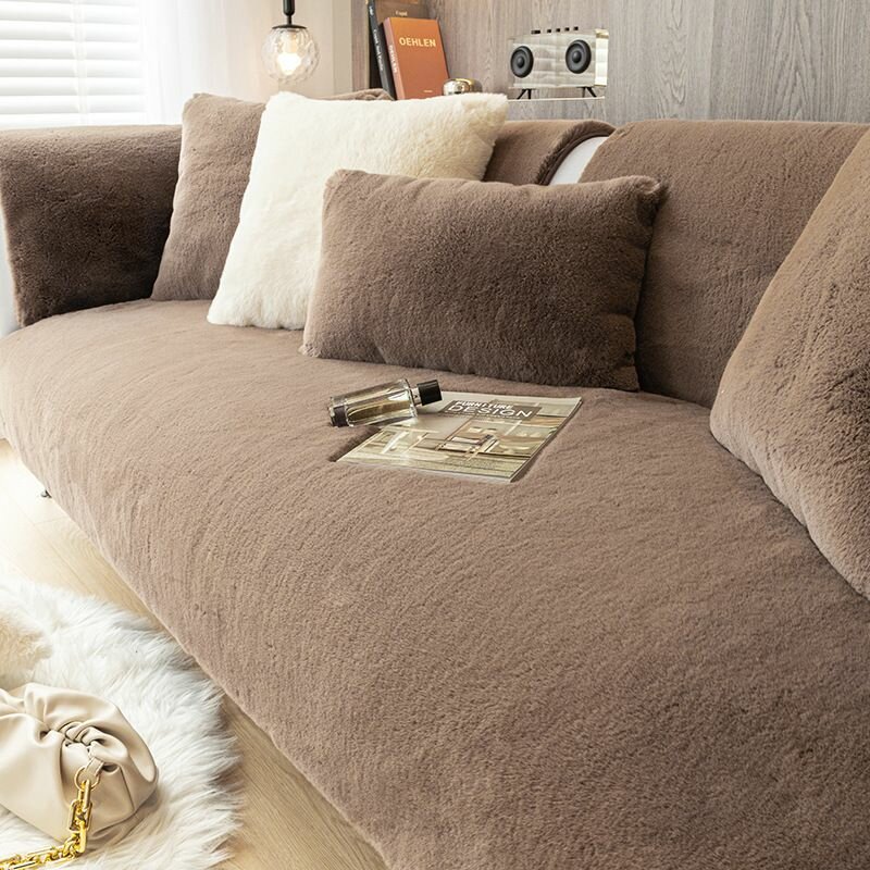 Дивандек для дивана, 90x240cm, Плюш, 1 шт.