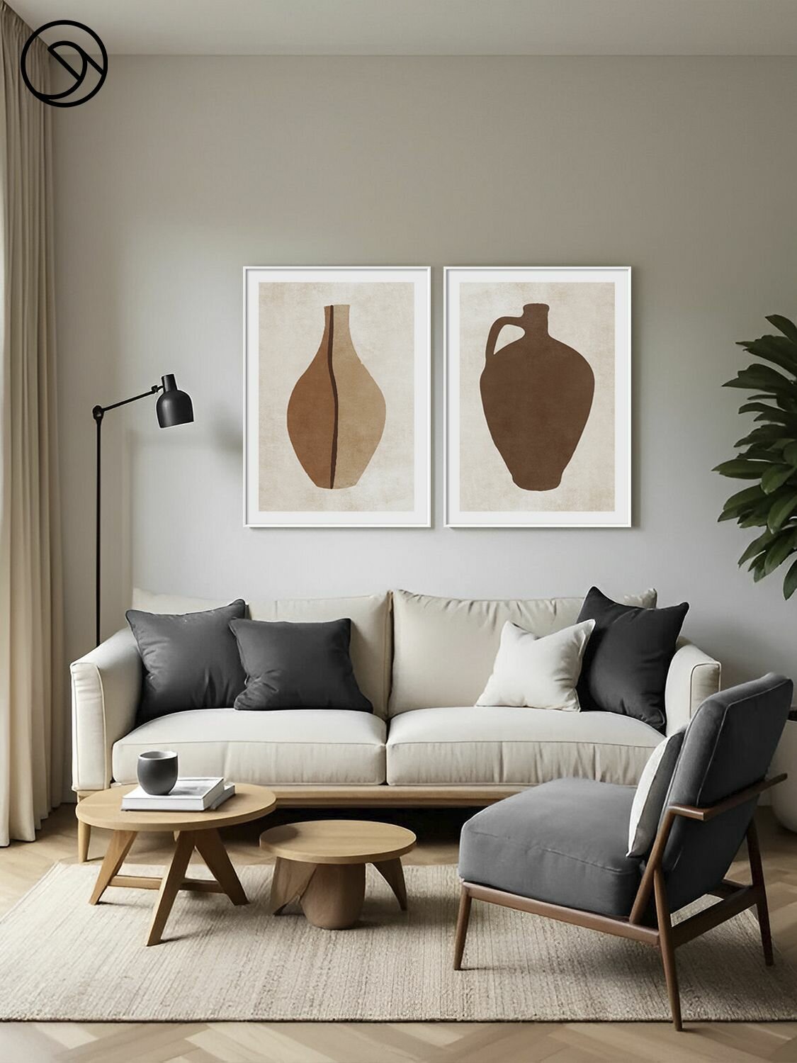 Набор постеров в рамках 50х70 Postermarkt, №20