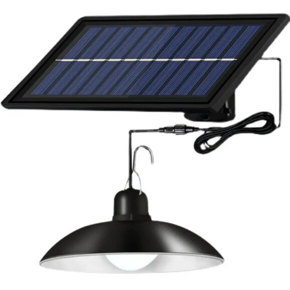 Split solar light home indoor outdoor garden light camping tent chandelier light control one to two waterproof Drag a white light (with remote control), 5.5V, 4 hours charging, 18 hours lighting, Light controlled induction, 2 18650 batteries, ABS, 10M,