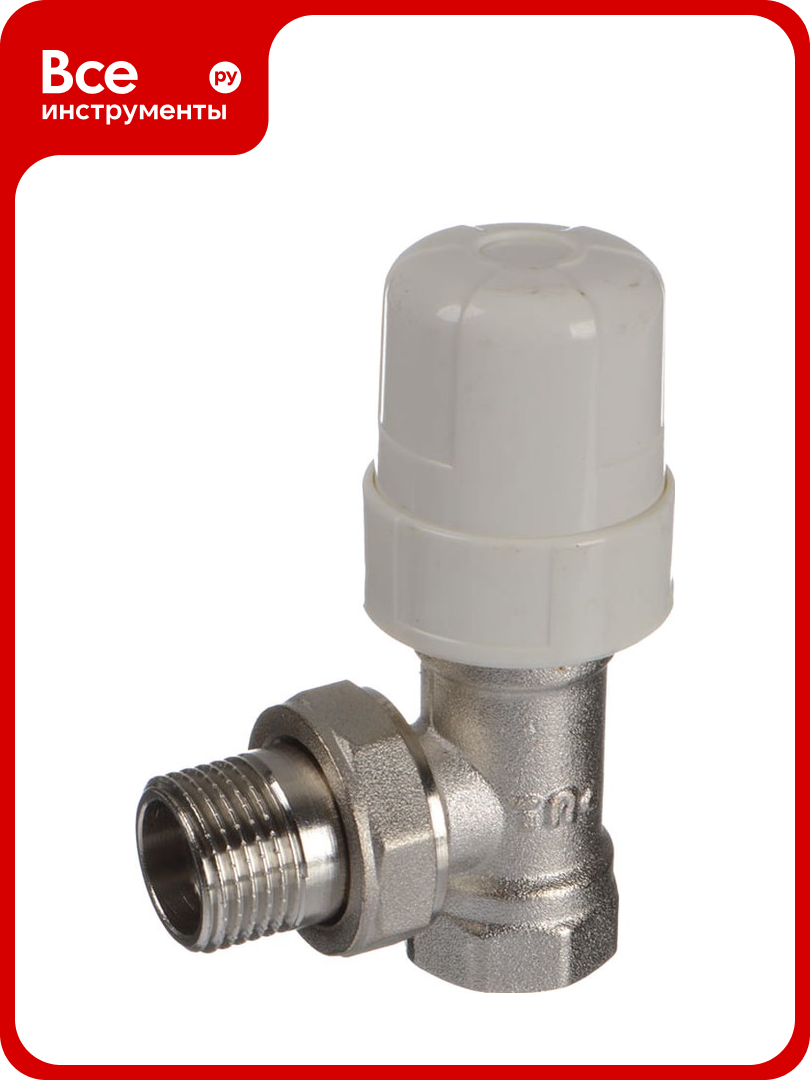 Угловой клапан под термостатическую головку Terma" 1/2", 10 атм