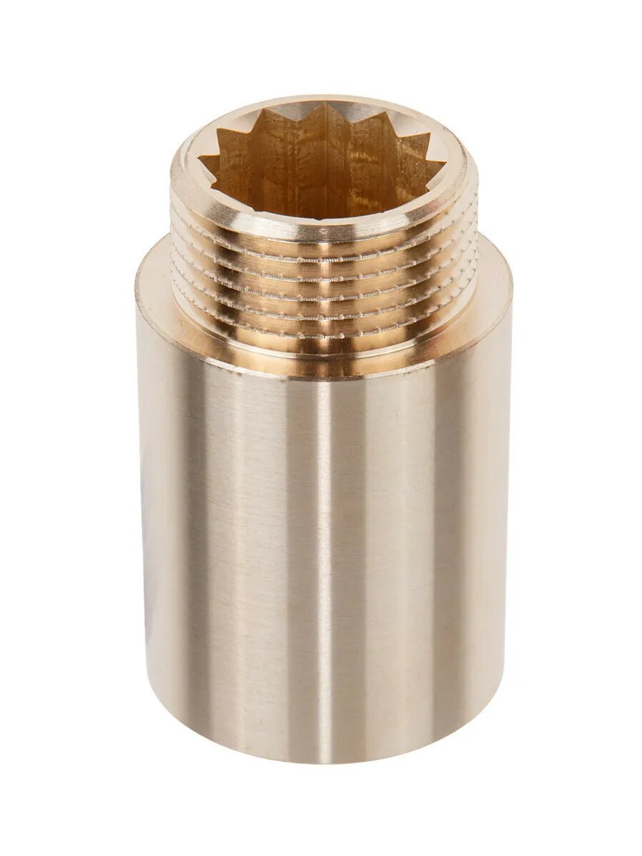 Удлинитель латунный внутренняя-наружная 1"х50 мм AV ENGINEERING (AVE301034)