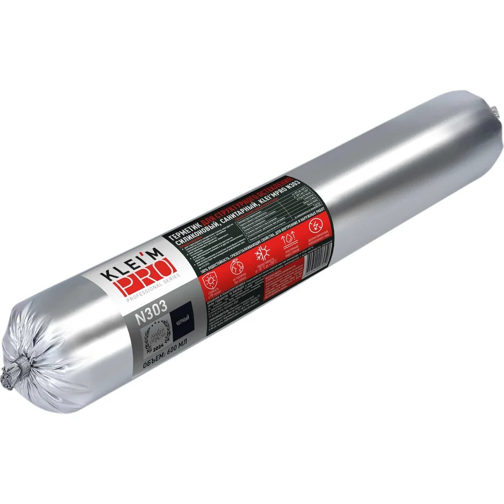 KLEI`MPRO Герметик силиконовый для структурного остекления N303, черны 5051