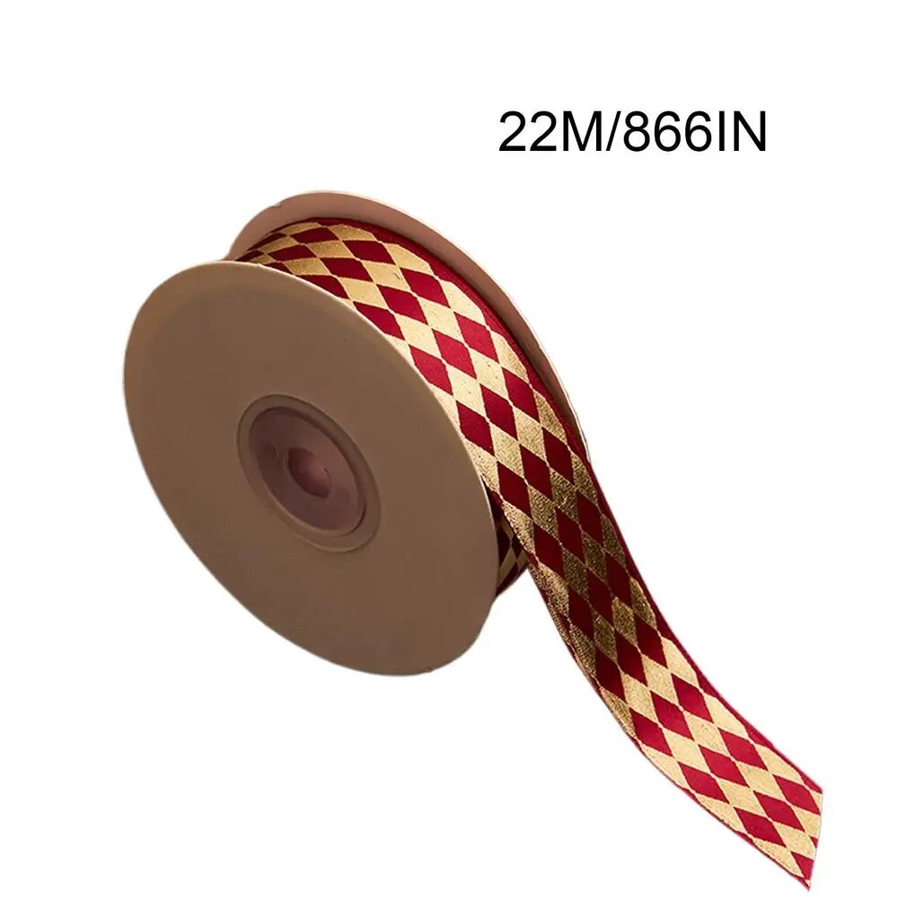 Рождественские коробки для печенья Kraft 20/5 шт. red ribbon 1 roll