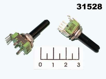 Резистор переменный 10 кОм RV110F-40E1-25A-B10K (4pin) (+88)