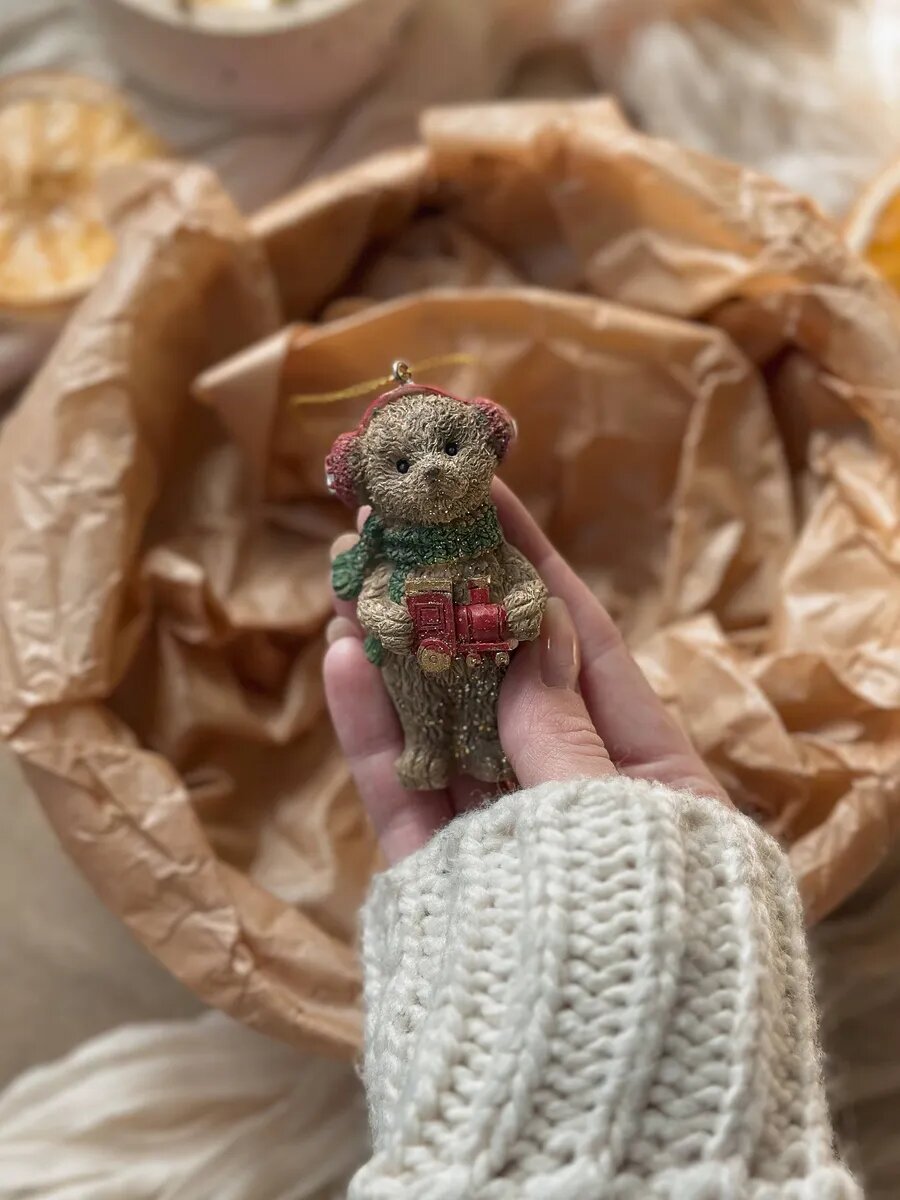 Ёлочная игрушка Мишка