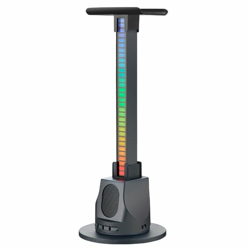 Съемный RGB перезаряжаемый звуковой контроль, крепление для наушников с подвеской динамика автомобиля вечеринок