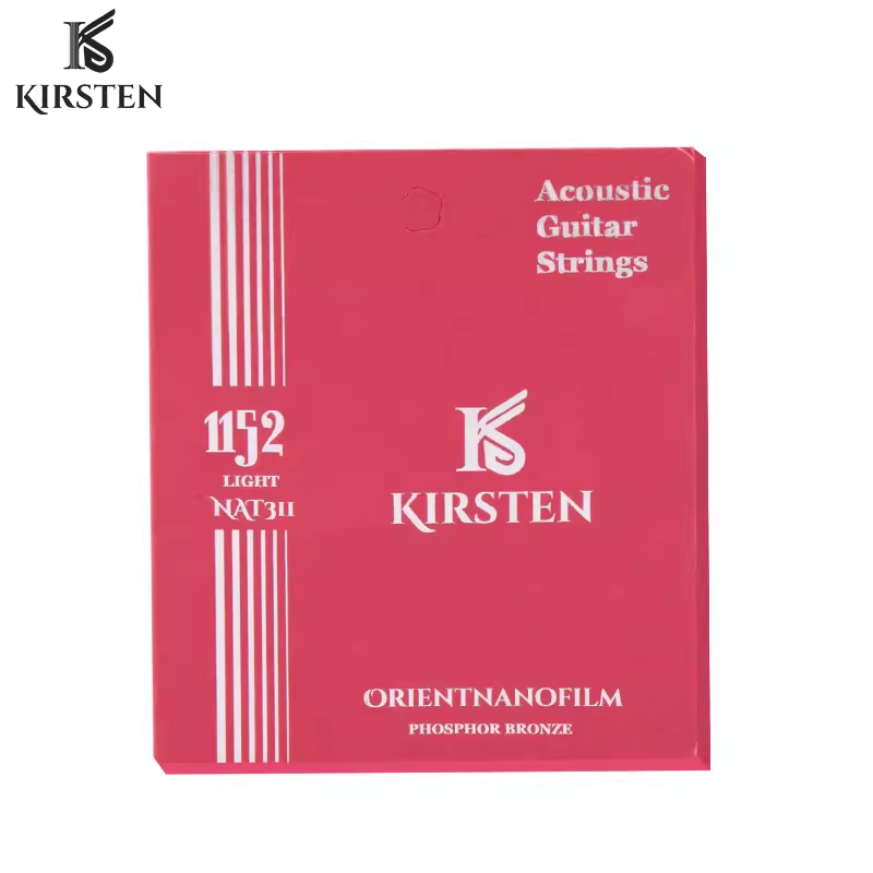 Kirsten Стандартное покрытие Фосфорно-бронзовые струны для электрогитары, антикоррозийные износостойкие набор 11-52