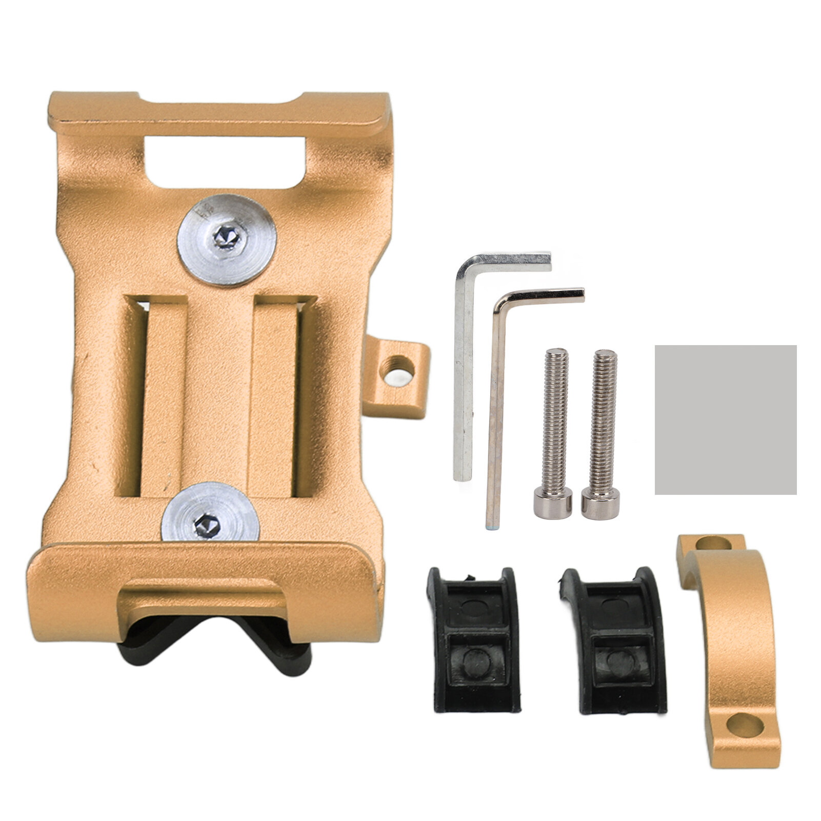 Крепление для телефона на велосипед, держатель на руль велосипеда из алюминиевого сплава для навигации, желтое.