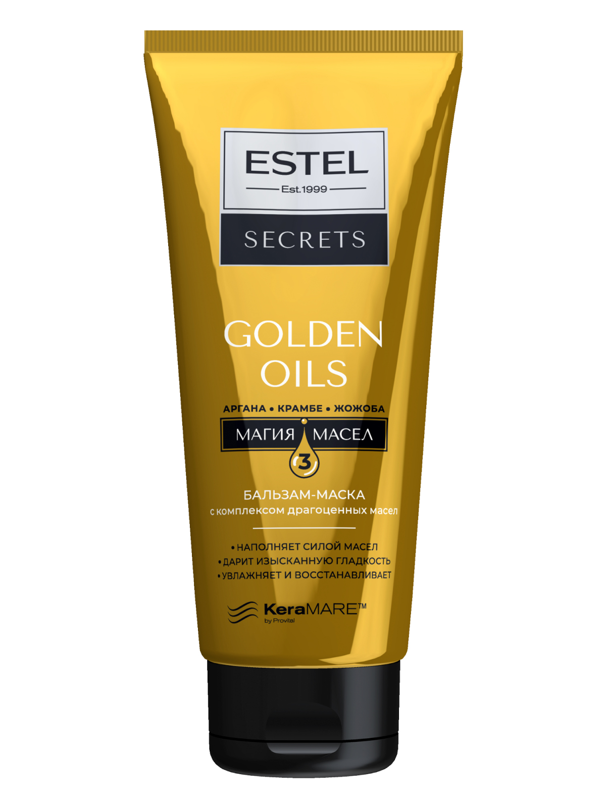 ESTEL Бальзам-маска c комплексом драгоценных масел для волос "GOLDEN OILS" SECRETS, 200 мл