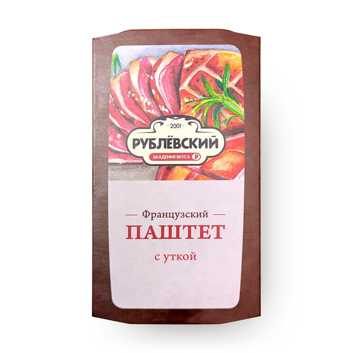 Паштет Рублёвский «Французский», с уткой, в пластиковом лотке, 175 г