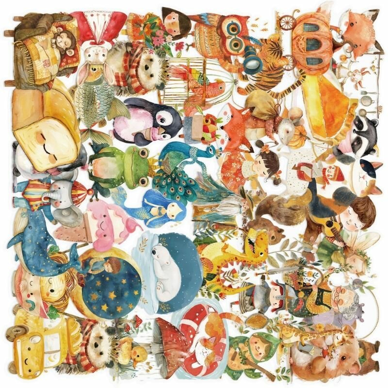 50 листов, двойные прозрачные наклейки для ручного счета PET