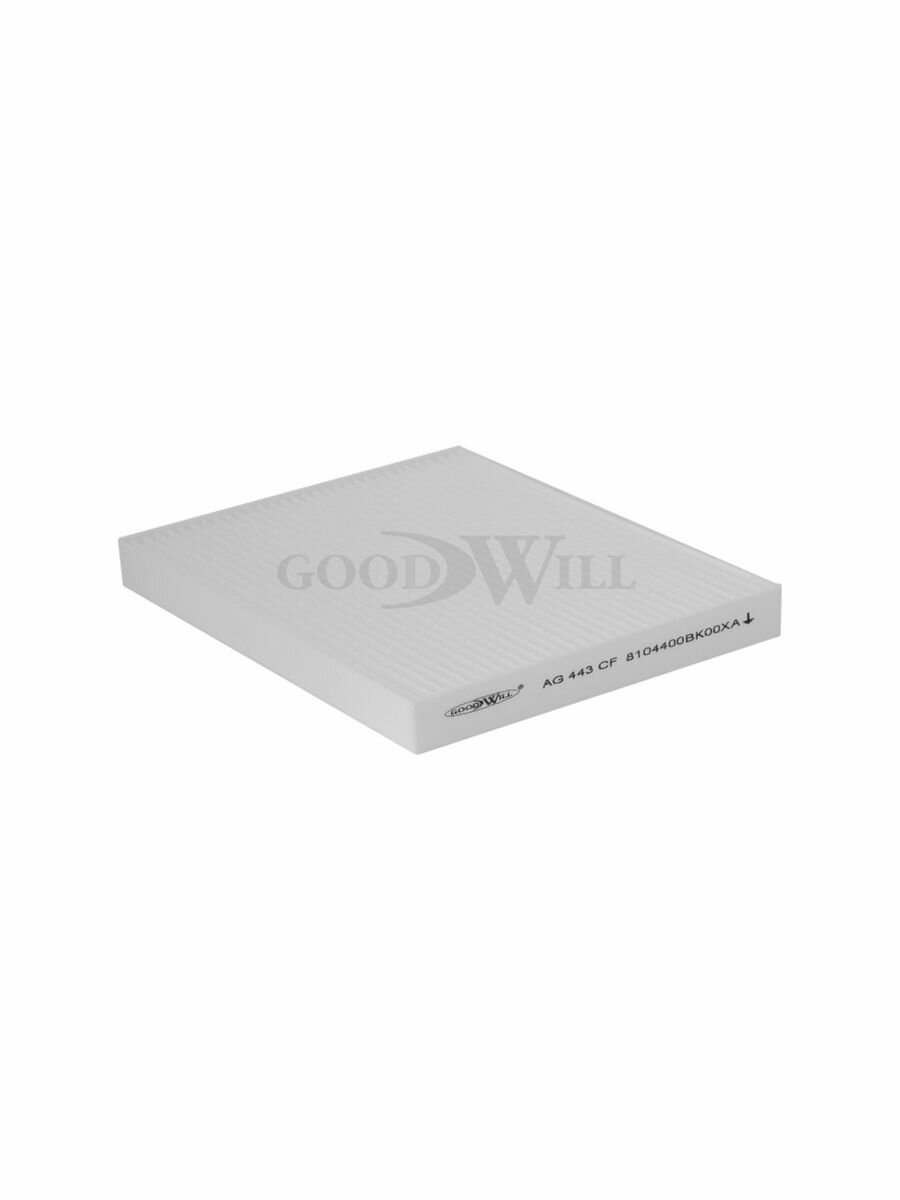 Фильтр салонный Goodwill AG443CF для Haval H5, Great Wall Hover H3, H5 / Хавал, Грейт Велл Хоавер