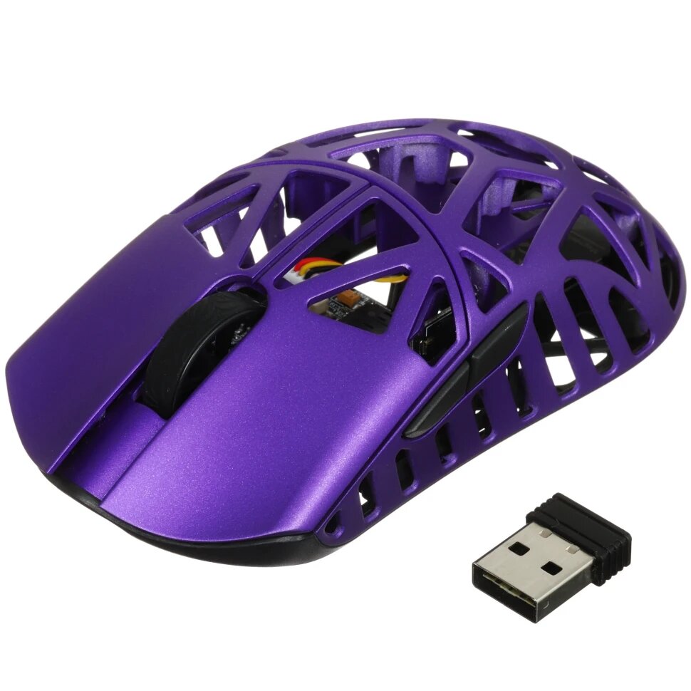 Мышь беспроводная WLMOUSE Beast Mini Pro фиолетовый, PixArt PAW3950HS