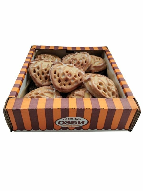 Печенье с мармеладной начинкой со вкусом цитрусовый микс, вес 620г