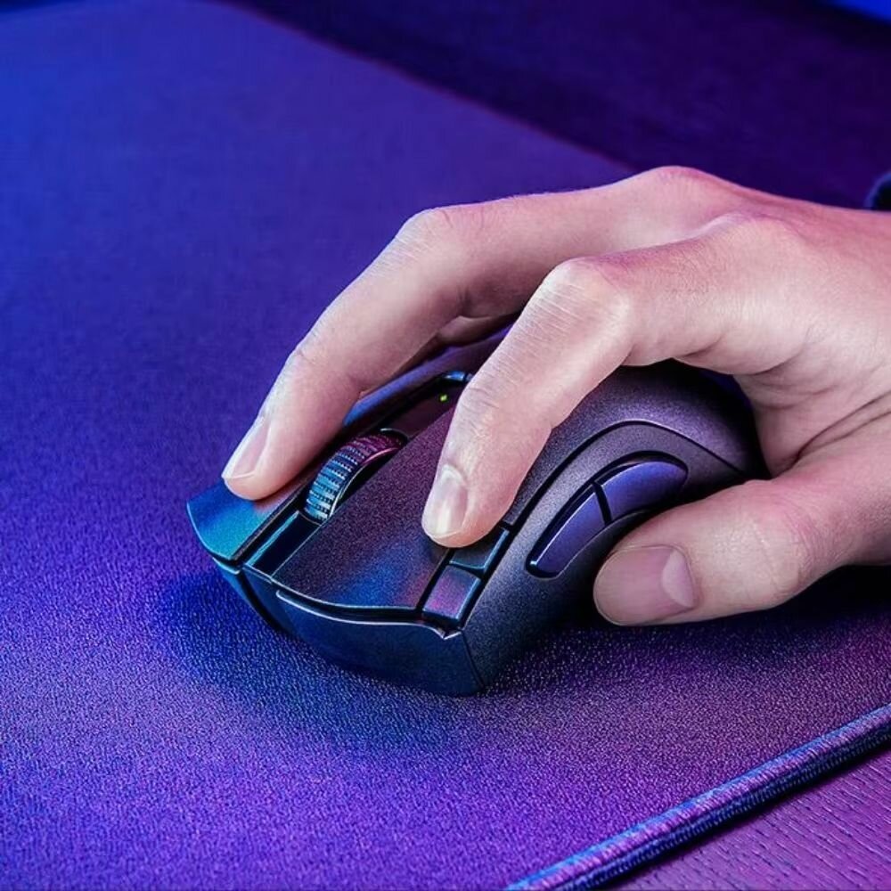 Беспроводная игровая мышь Razer DeathAdder V2 X HyperSpeed, популярная модель в черном цвете