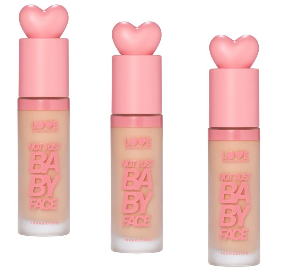 Тональный крем Love Generation с эффектом естественного сияния / Natural Radiant Foundation "Not Just Baby Face" тон 03 3шт