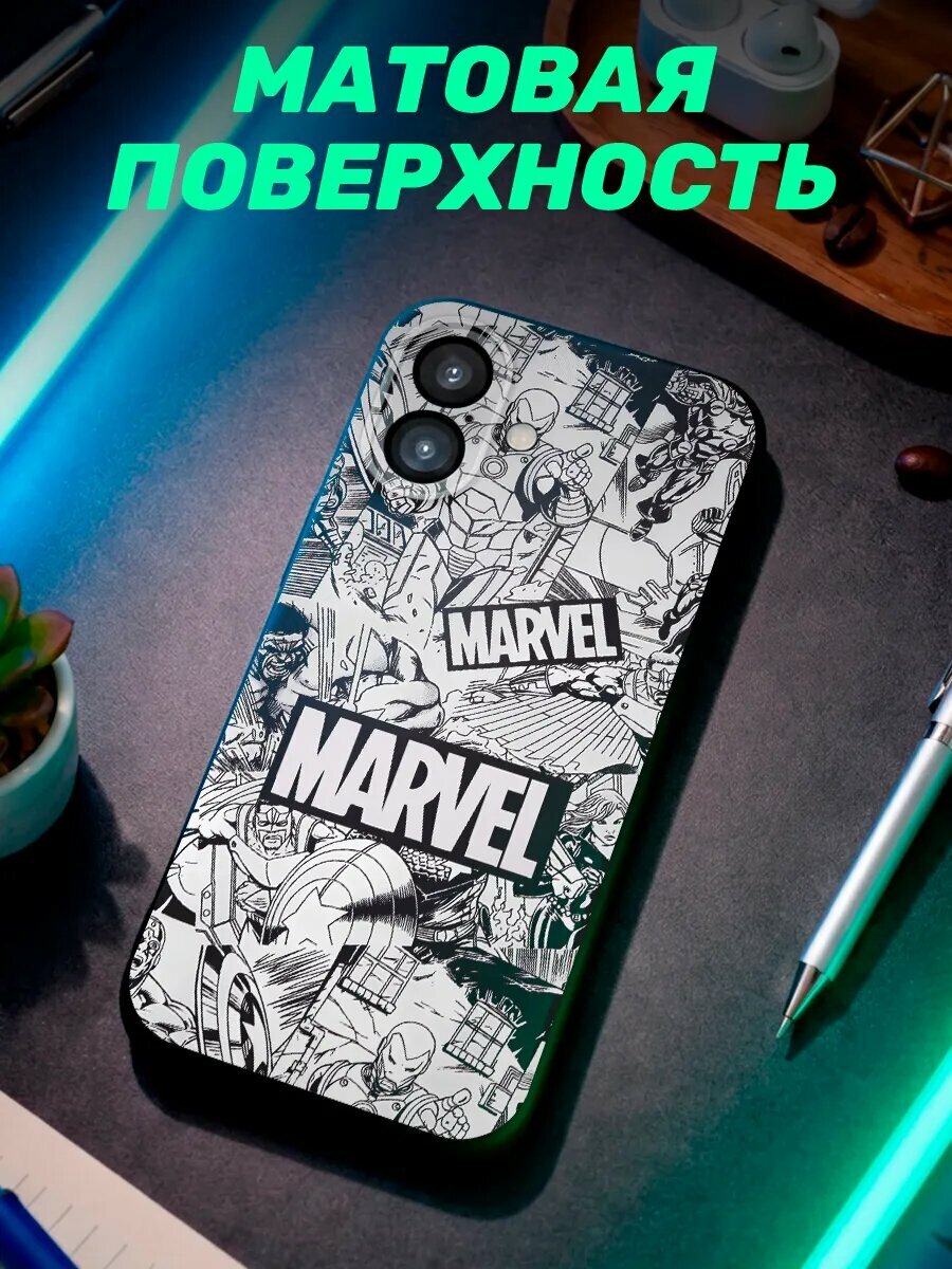 Чехол на iphone 16 Marvel — фото 1