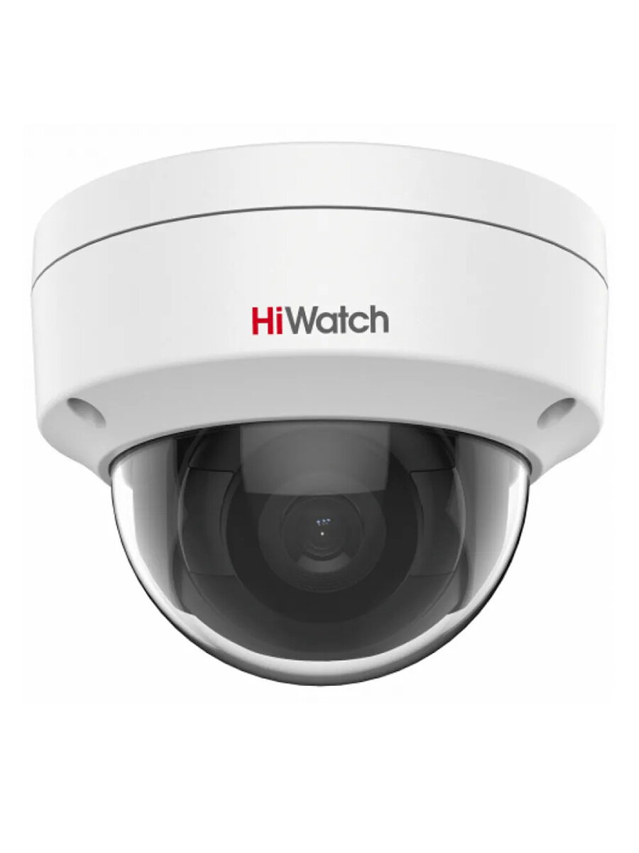 HiWatch DS-I202(E) 2Мп 2,8 мм - камера видеонаблюдения IP уличная, цифровая купольная IP-видеокамера для улицы с ИК подсветкой до 30м