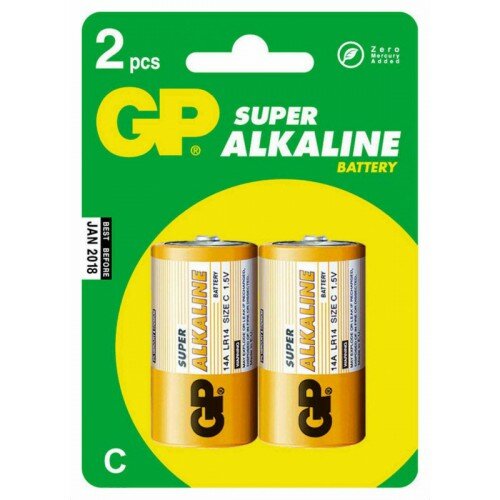 Батарейка C - GP 14A Alkaline LR14-2CR2 (2 штуки)