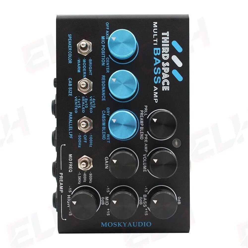 MOSKY THIRD SPACE MULTI BASS AMP Многофункциональный Процессор Эффектов С Имитацией Басового Кабинета