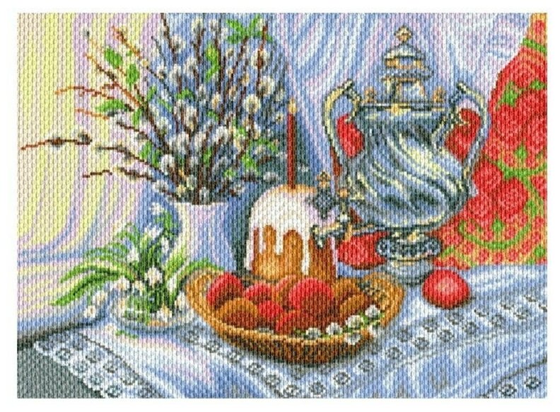 Рисунок на канве Матренин Посад "Пасхальный натюрморт", 37x49 см