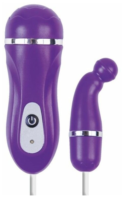 Виброяйцо TOYFA A-toys Beany, ABS пластик, фиолетовый, 5,5 см
